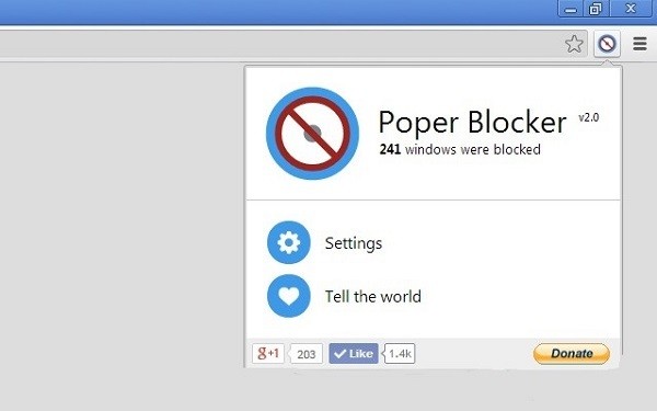 Poper Blocker Chrome屏蔽弹出式广告插件_Poper Blocker Chrome屏蔽弹出式广告插件软件截图 第2页-ZOL软件下载