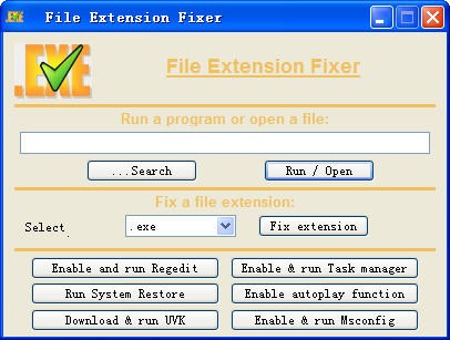 File Extension Fixer修复文件关联_File Extension Fixer修复文件关联软件截图-ZOL软件下载