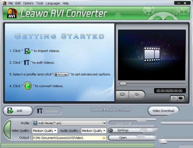 Leawo AVI Converter_Leawo AVI Converter软件截图-ZOL软件下载