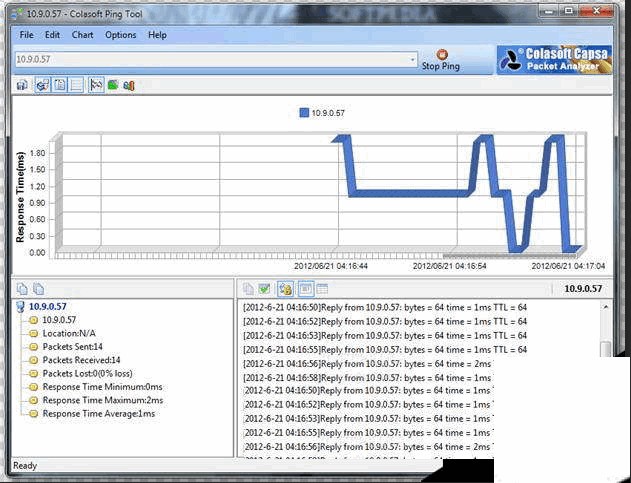 Colasoft Ping Tool_Colasoft Ping Tool软件截图-ZOL软件下载