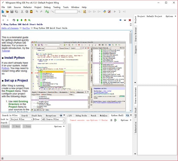 Wingware Wing IDE Pro(编程开发集成环境)_Wingware Wing IDE Pro(编程开发集成环境)软件截图-ZOL软件下载
