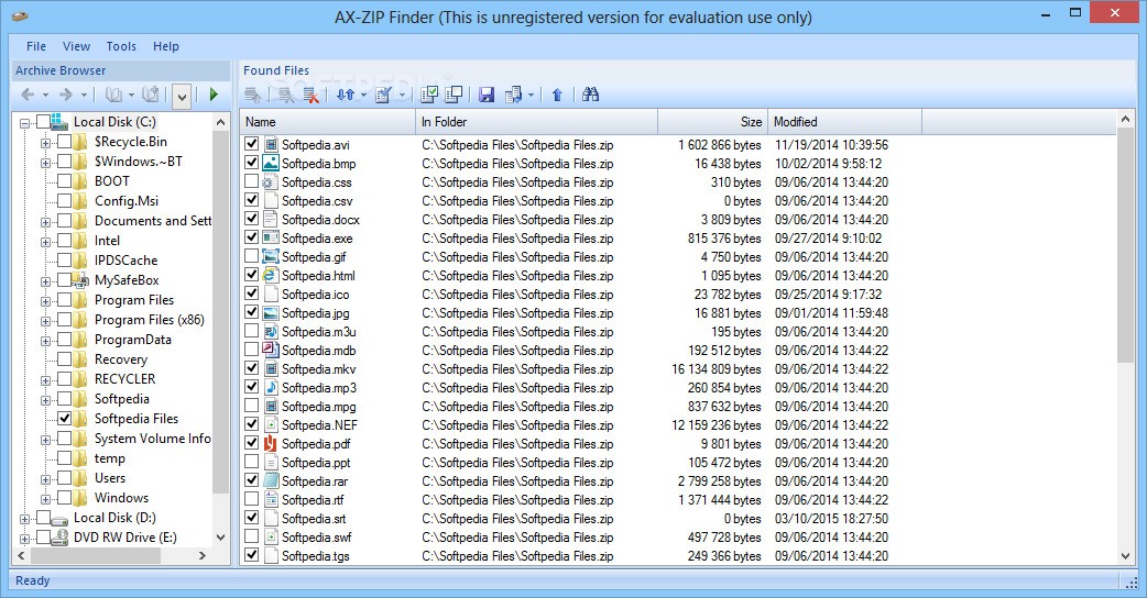 AX-ZIP Finder_AX-ZIP Finder软件截图-ZOL软件下载