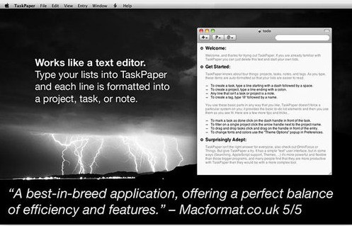 TaskPaper Mac版_TaskPaper Mac版软件截图-ZOL软件下载