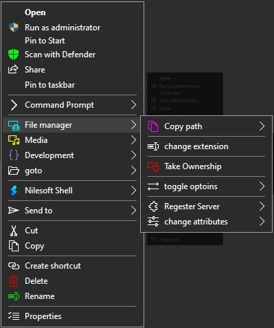 【Nilesoft Shell(Windows上下文菜单管理器)怎么用】Nilesoft Shell(Windows上下文菜单管理器)好不好 ...