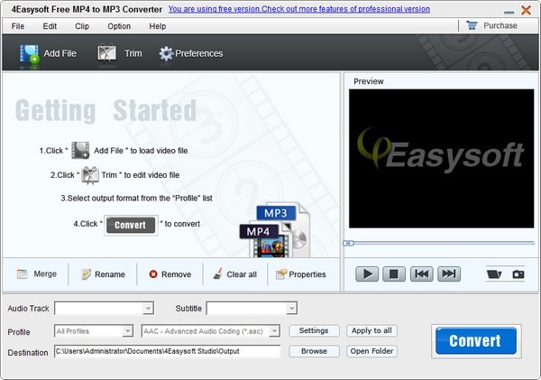 【4Easysoft Free MP4 to MP3 Converter】4Easysoft Free MP4 to MP3 Converter 3.2.26 官方版-ZOL软件下载