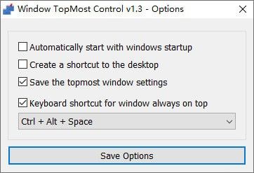 【Window TopMost Control(窗口置顶软件) V1.3免费版】Window TopMost Control(窗口置顶软件) V1.3免费版 -ZOL软件下载
