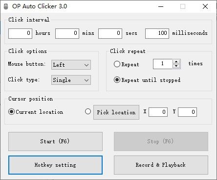 【OP Auto Clicker(鼠标点击器) V3.0绿色免费版怎么用】OP Auto Clicker(鼠标点击器) V3.0绿色免费版好不 ...