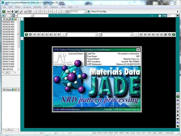 【MDI Jade(XRD分析软件) V6.5官方版】MDI Jade(XRD分析软件) V6.5官方版 -ZOL软件下载