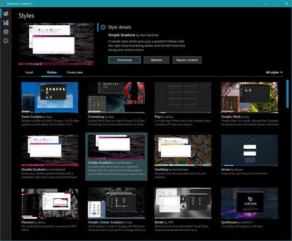 【Stardock Curtains(Win10主题美化软件) 】Stardock Curtains(Win10主题美化软件) -ZOL软件下载